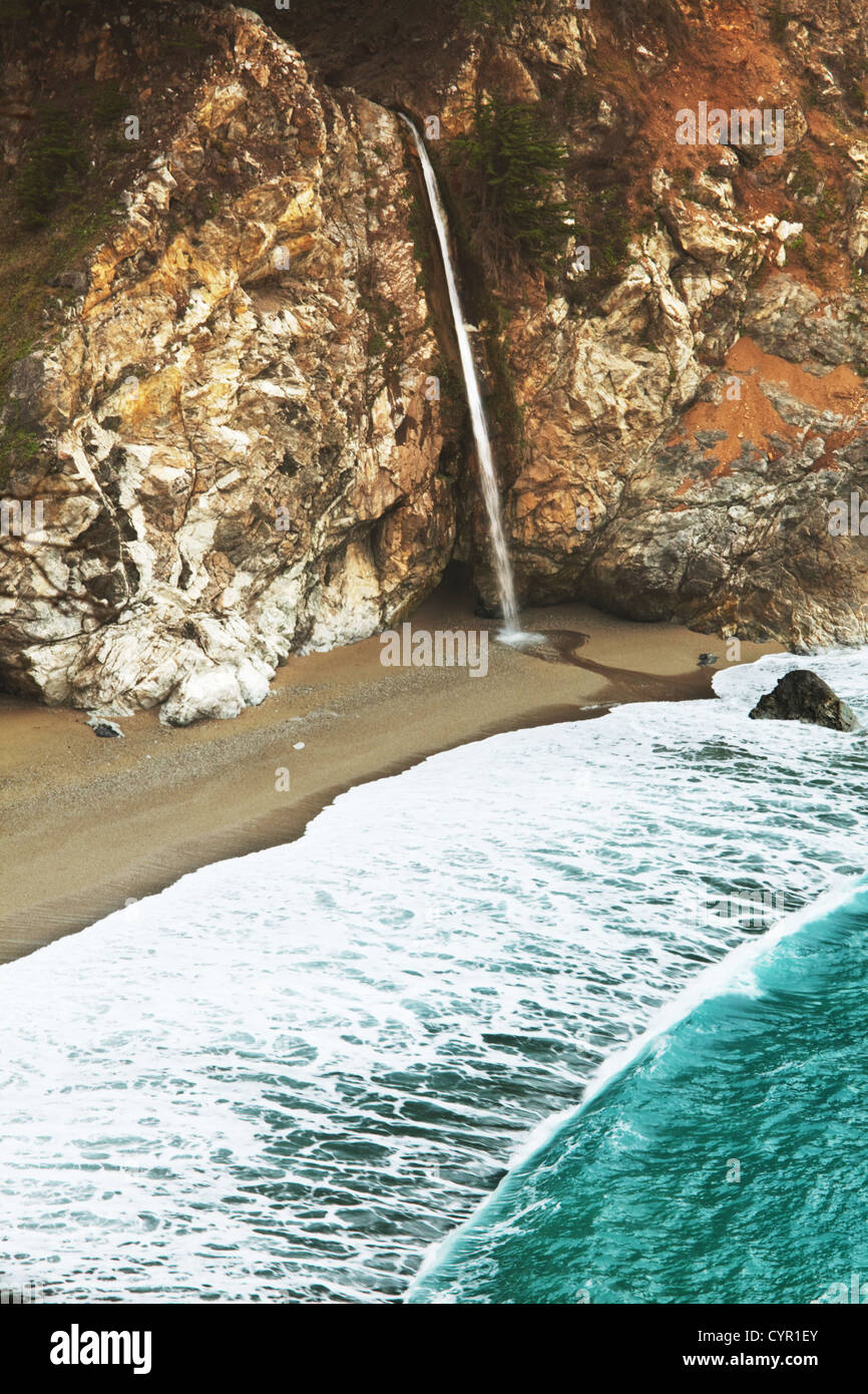 Julia Fall at Big Sur Stock Photo - Alamy