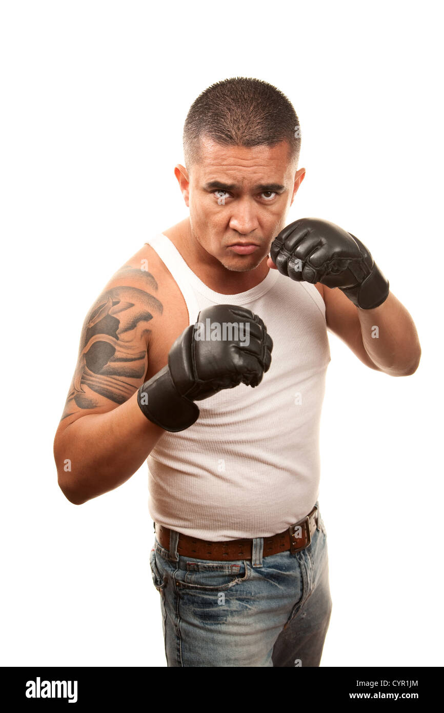 Hispanic man martial arts fighter hi-res stock photography and images ...