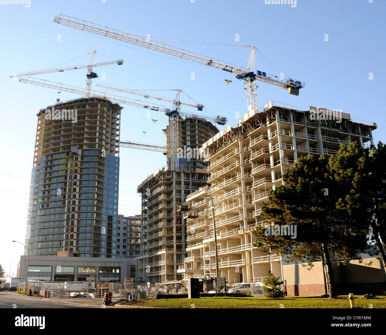 November 8, 2012. Toronto, Canada. World on Yonge, a mixed-use ...