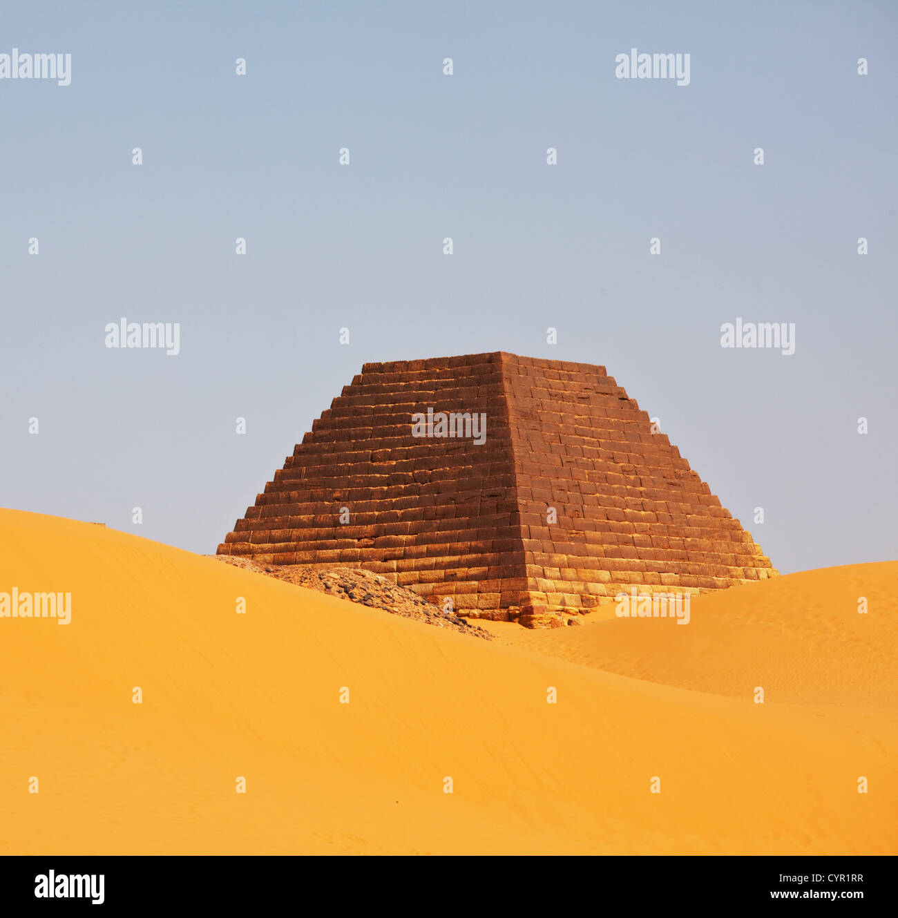 Meroe pyramids in Sudan Stock Photo - Alamy