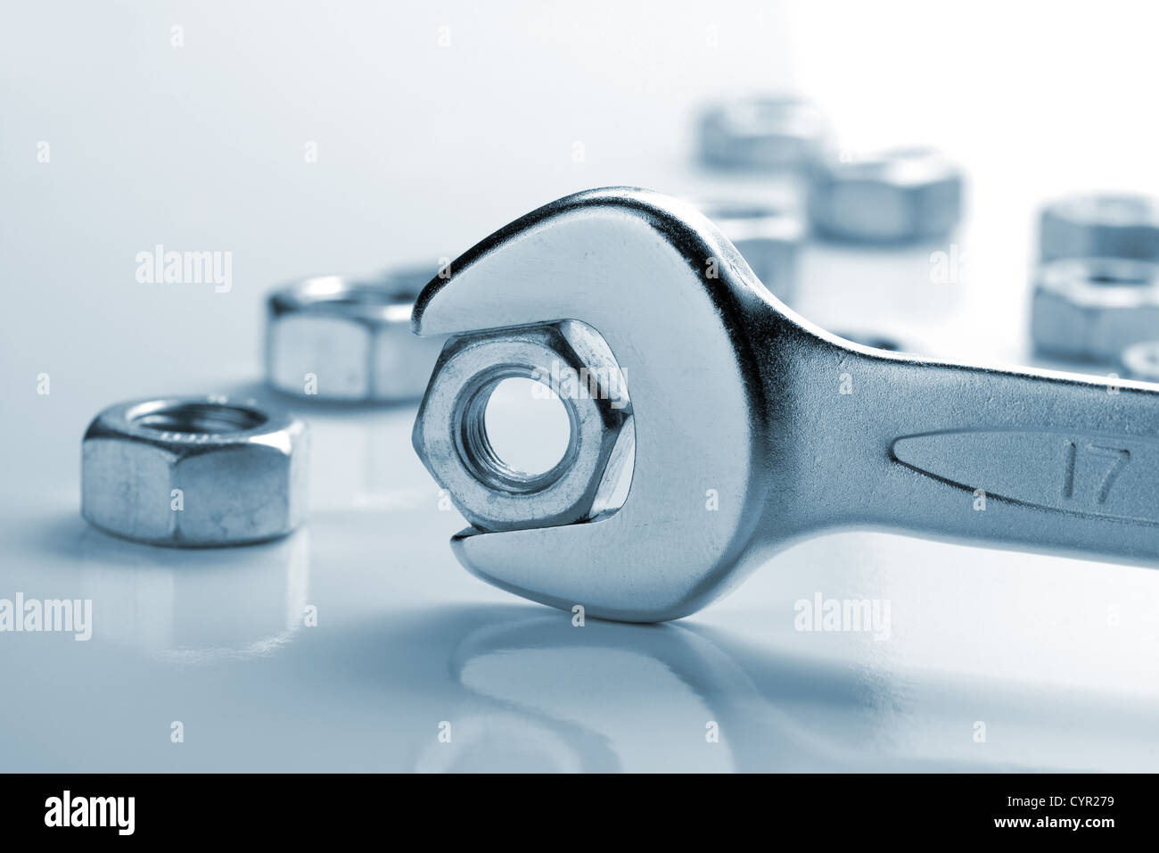 Spanner and nuts hi-res stock photography and images - Alamy