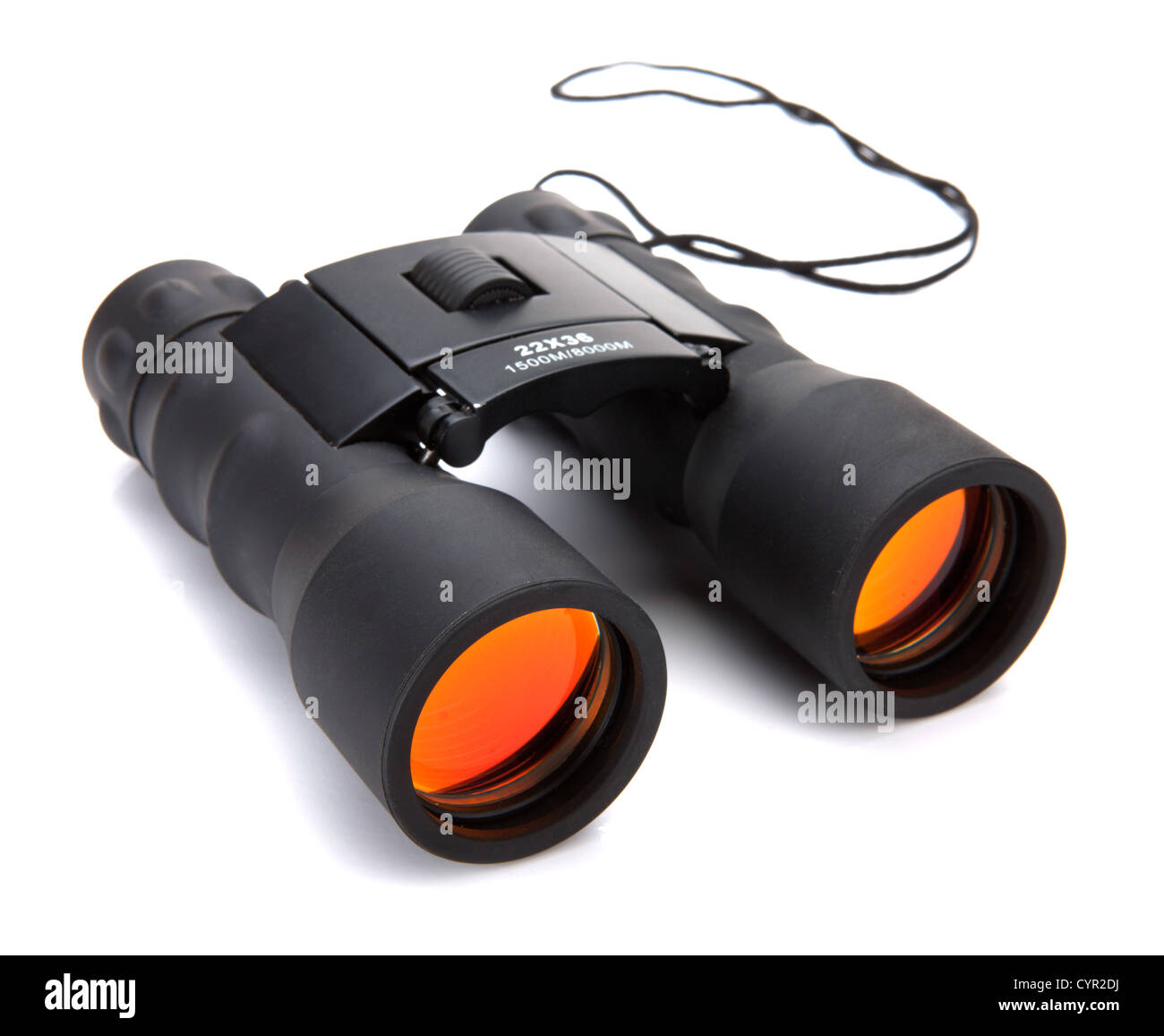 Binoculars isolated on white background Stock Photo - Alamy