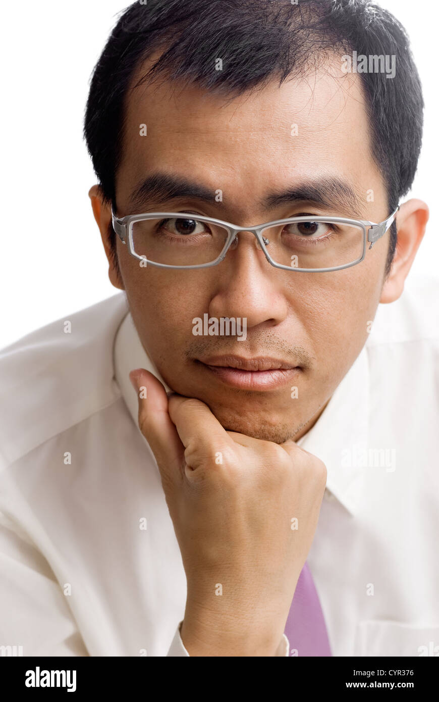 Mature male business expert hi-res stock photography and images - Alamy