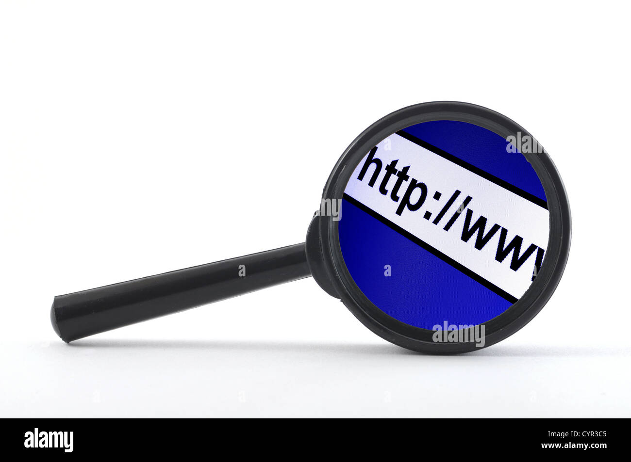 internet search or business concept with magnifying glass Stock Photo ...