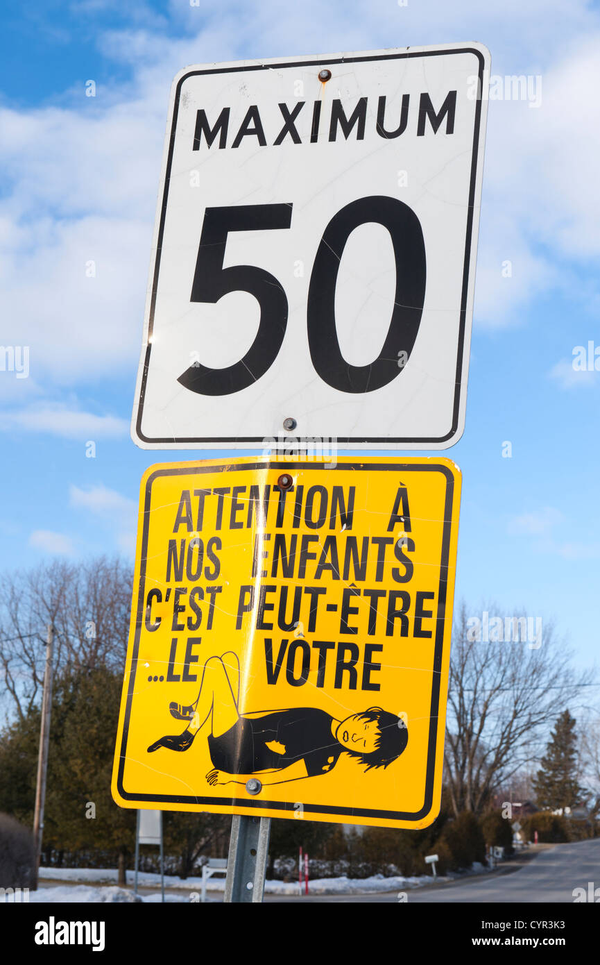 Maximum 50 speed limit sign hi-res stock photography and images - Alamy