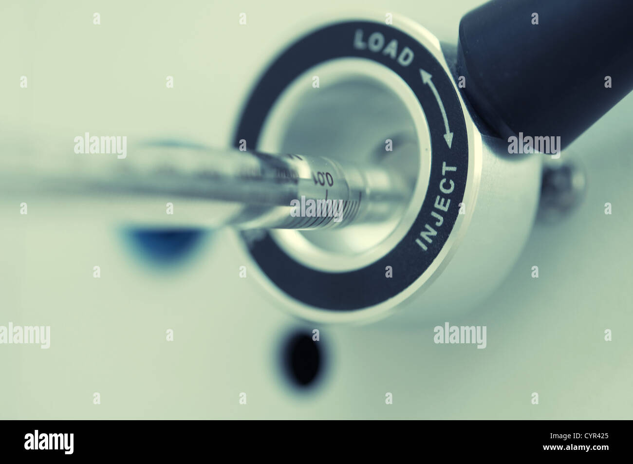 syringe for chromatography Stock Photo - Alamy