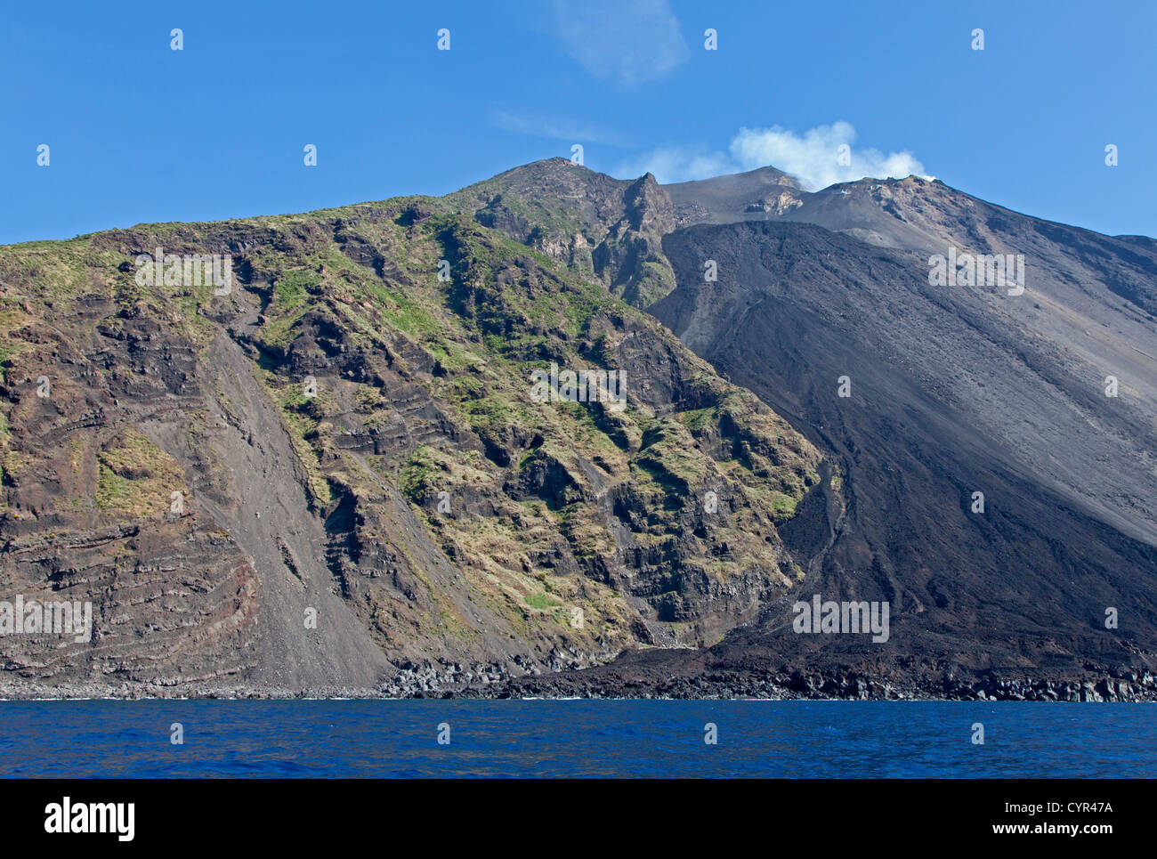 Volcano Stromboli, Aeolian Islands, Italy Stock Photo - Alamy