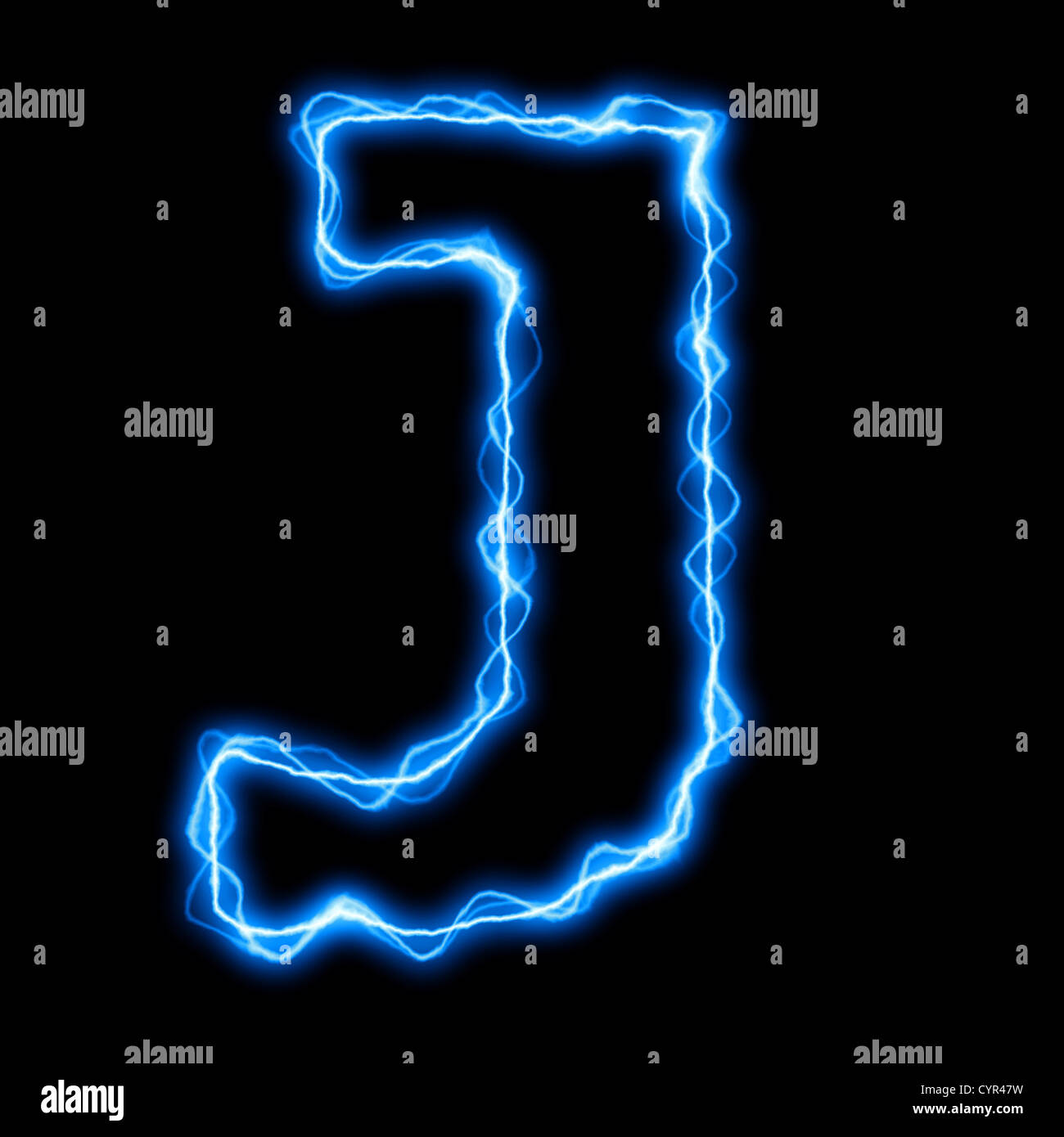 Blue lightning flash background hi-res stock photography and images - Alamy