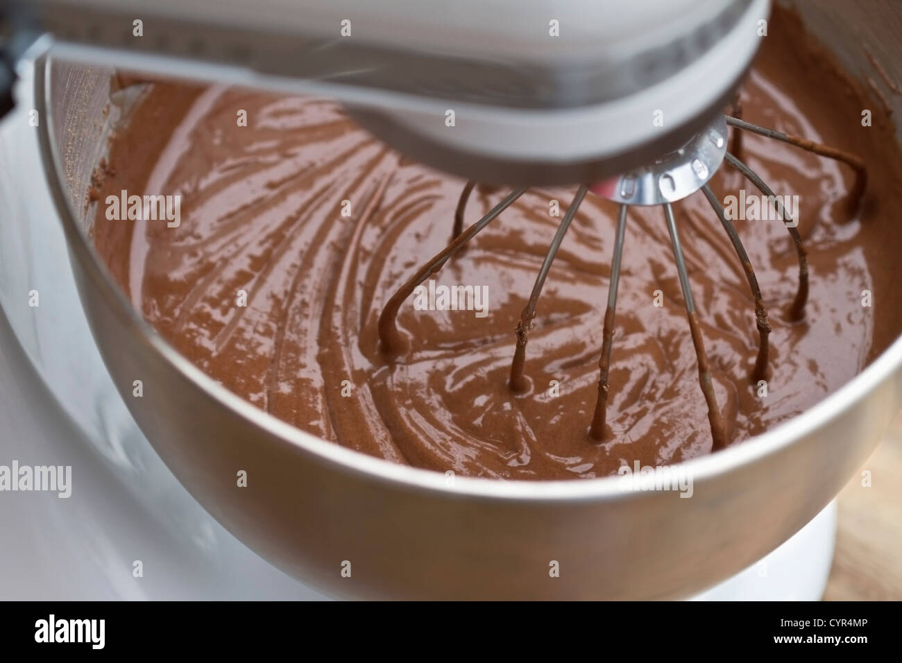 Chocolate Cake Batter Stock Photo - Alamy