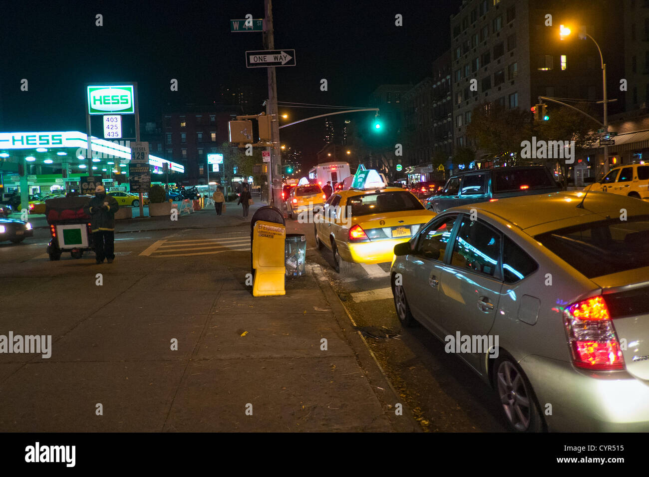 Queue at gas station hi-res stock photography and images - Alamy