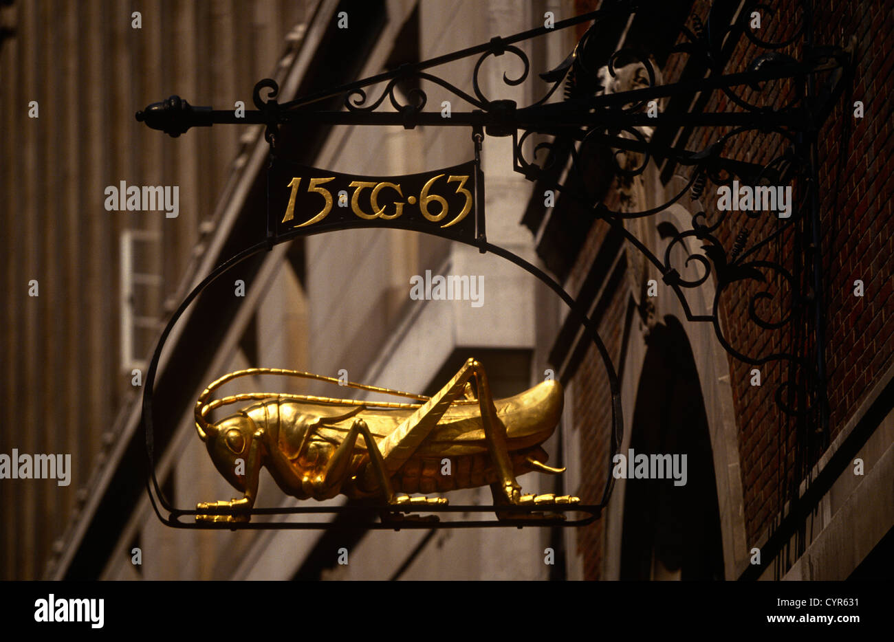 England london grasshopper bank sign hi-res stock photography and ...