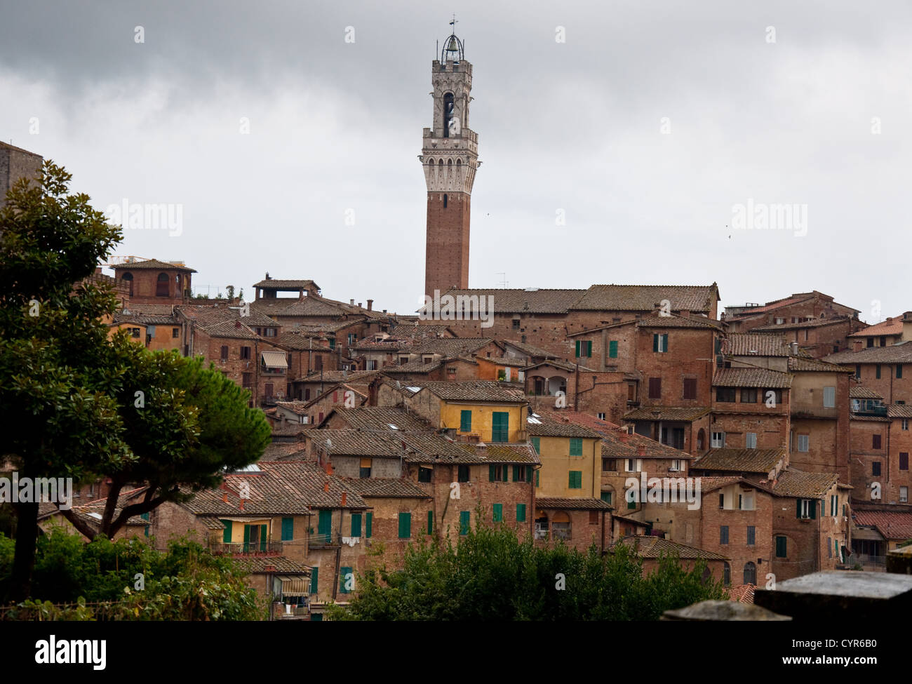 Sienna - medieval town of Tuscany Stock Photo - Alamy