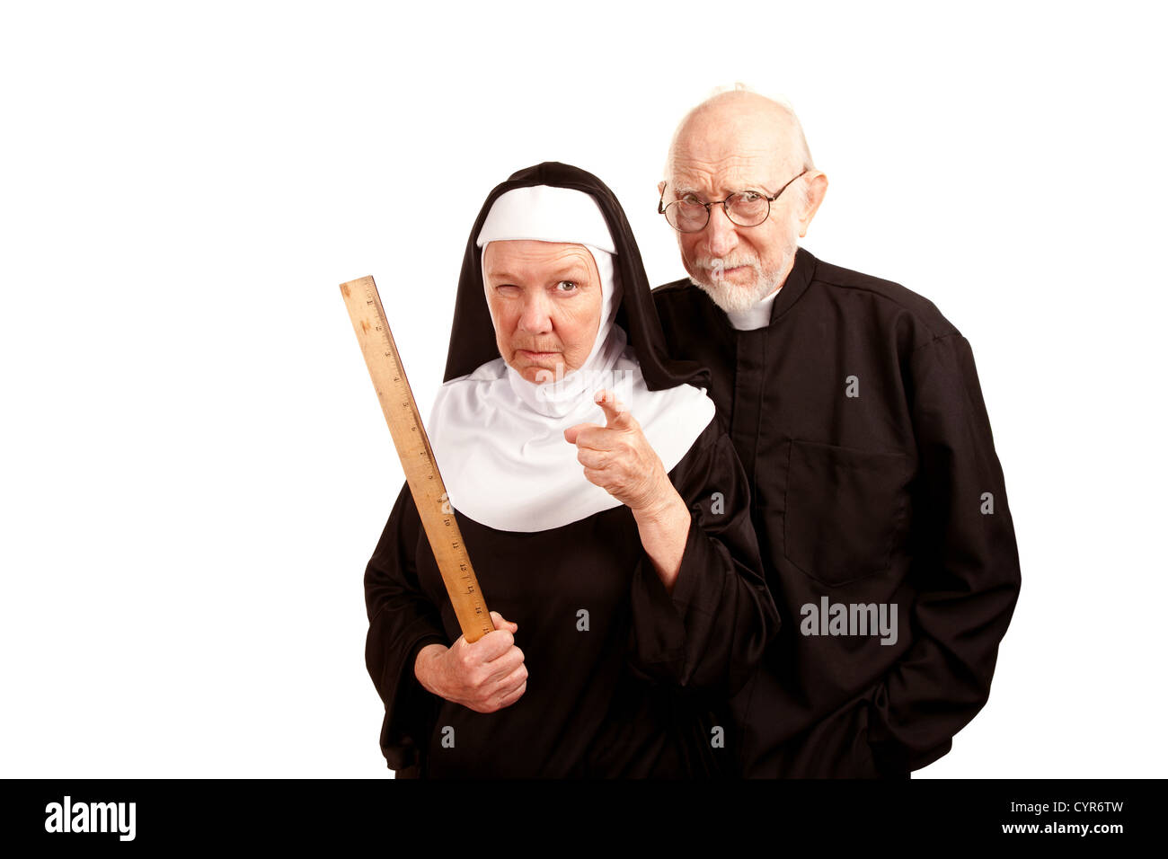 Scary priest hi-res stock photography and images - Alamy