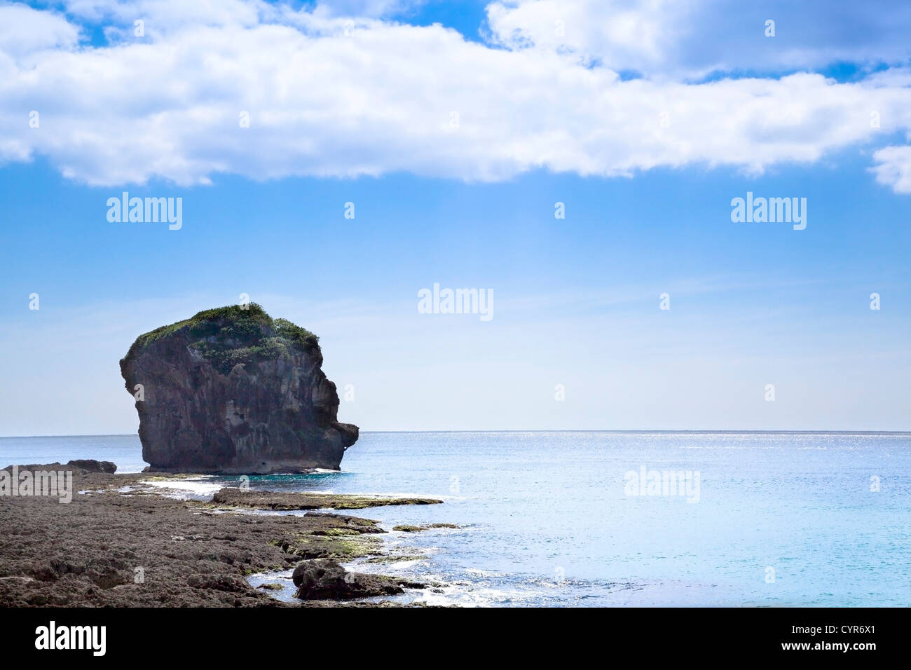 Sail rock in the kenting national park . taiwan Stock Photo - Alamy