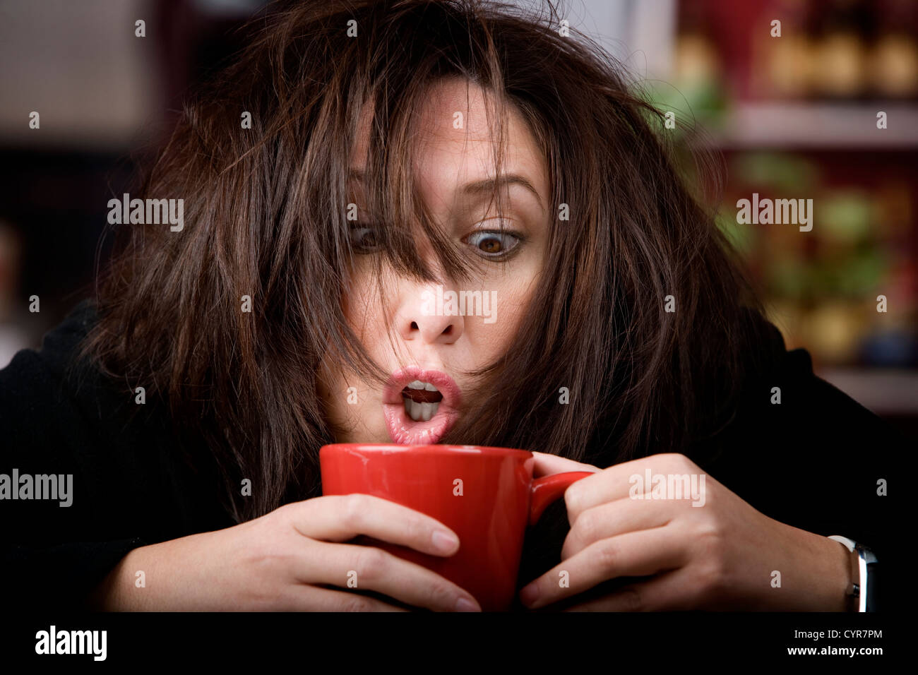 Half crazed hi-res stock photography and images - Alamy