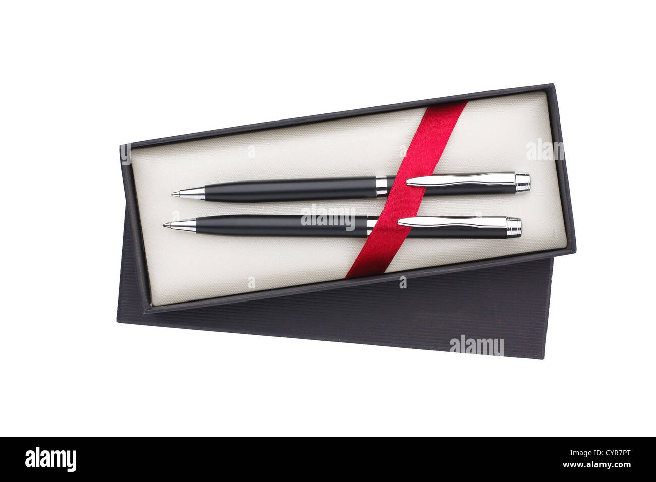 luxury pens in an exclusive box isolated on white Stock Photo - Alamy