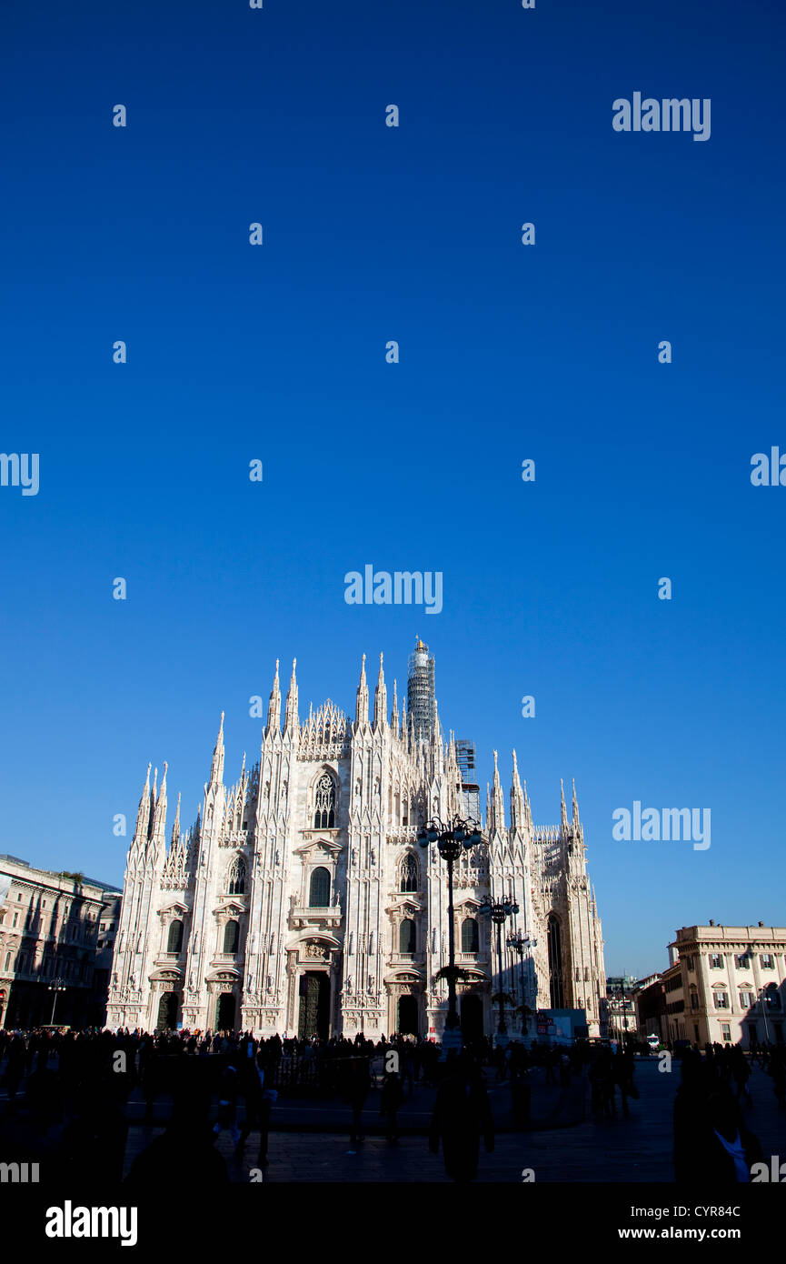 Duomo, gothic cathedral and square in Milan, Milano, Italy, Italia ...