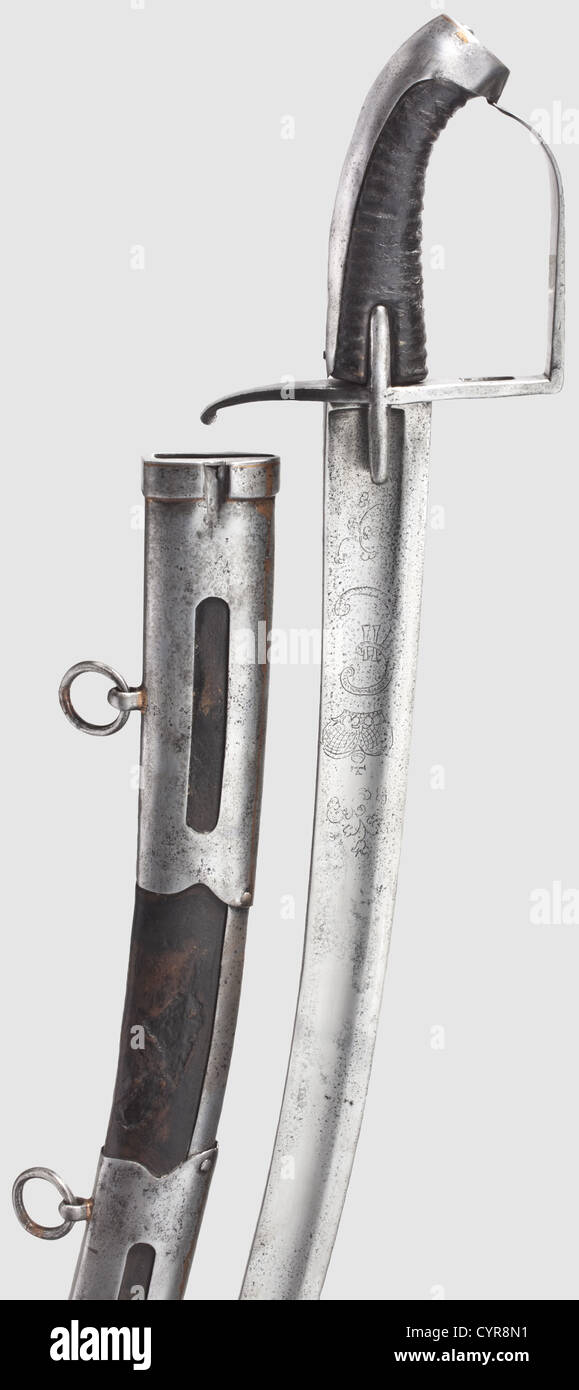 A Russian sabre,model 1786/1796,for the light cavalry Presumably an ...