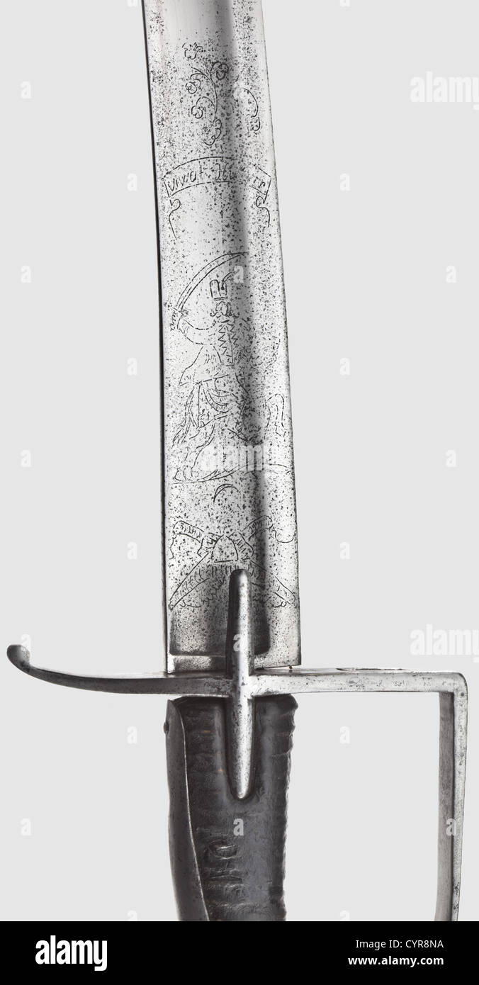 A Russian sabre,model 1786/1796,for the light cavalry Presumably an ...