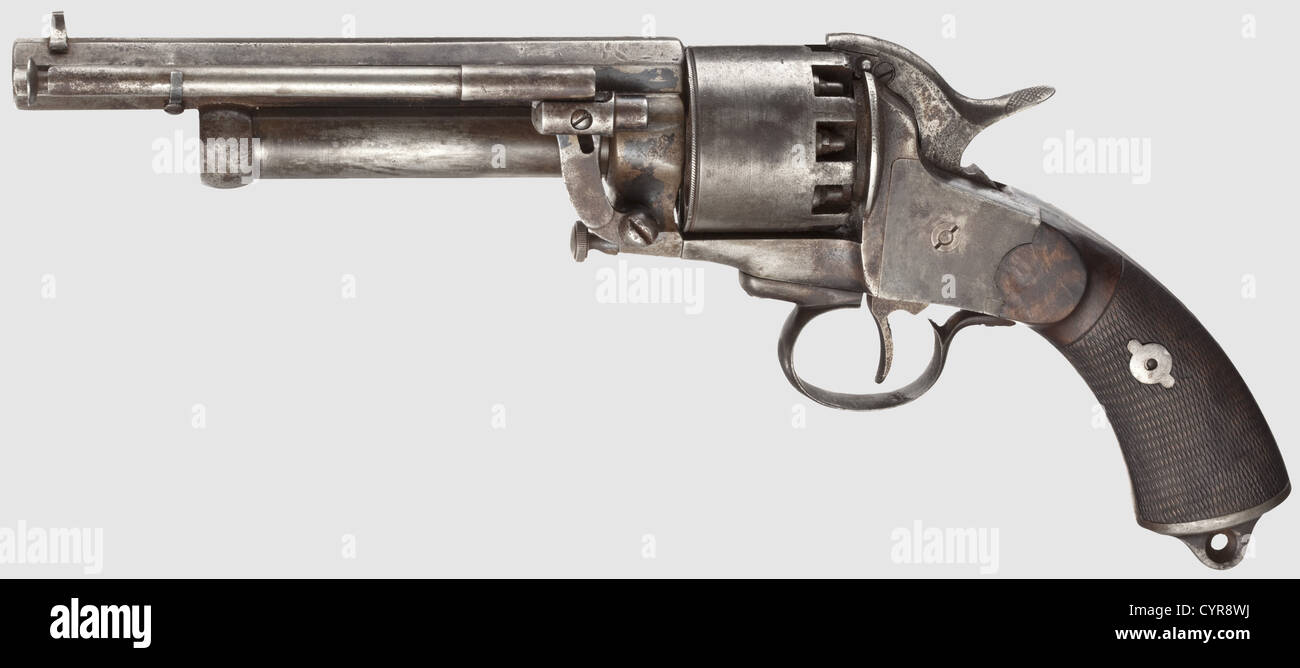 LeMat-Revolver,2nd model,circa 1860..42 calibre,shot barrel in .63 ...