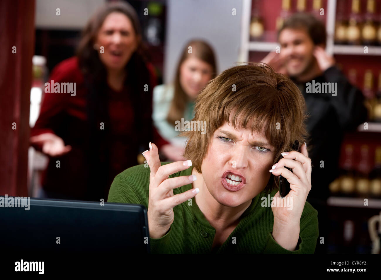 Noise annoying hi-res stock photography and images - Alamy