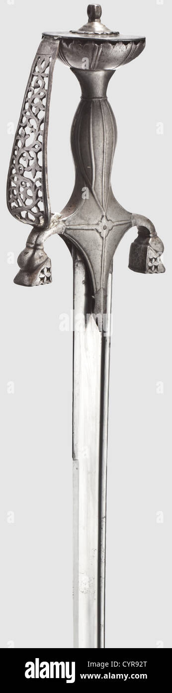 An Afghan pouluar, 19th century Slightly curved European pipe-back ...