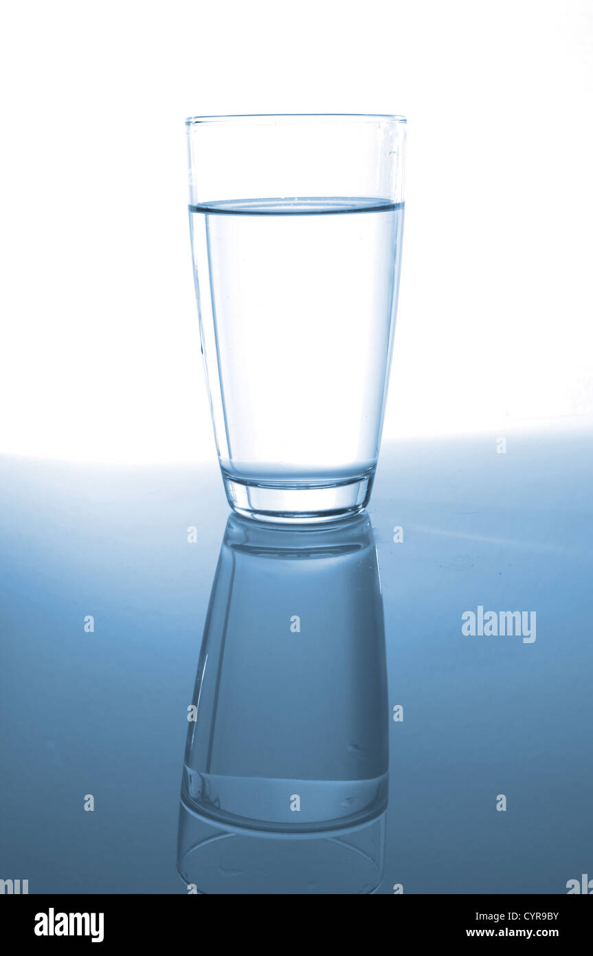 glass of fresh cool water on white background Stock Photo - Alamy