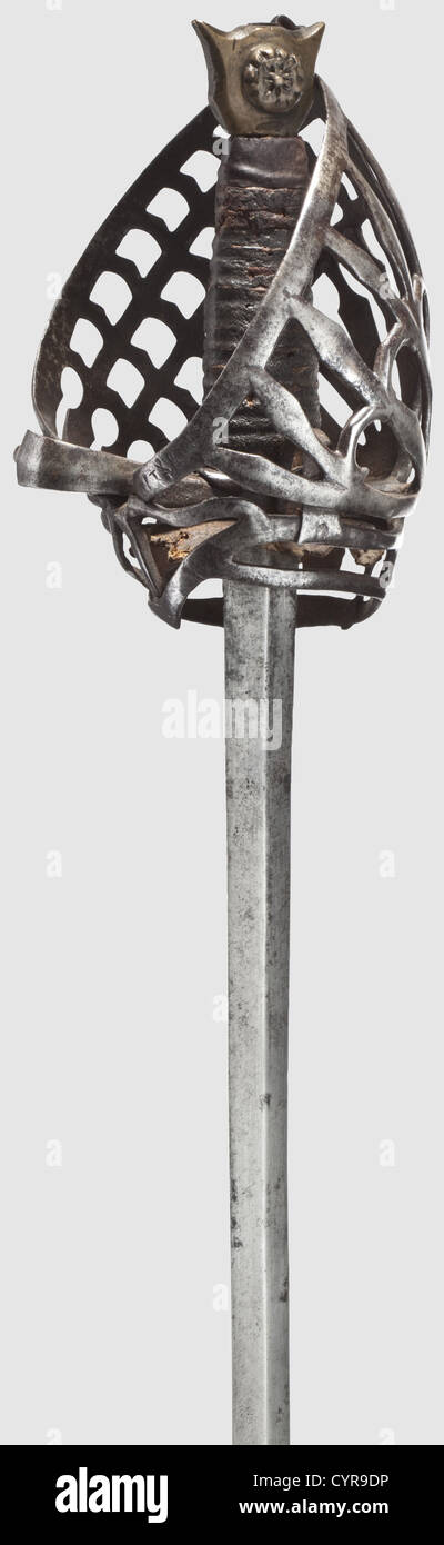 A Venetian schiavona with scabbard,2nd half of the 18th century A long ...