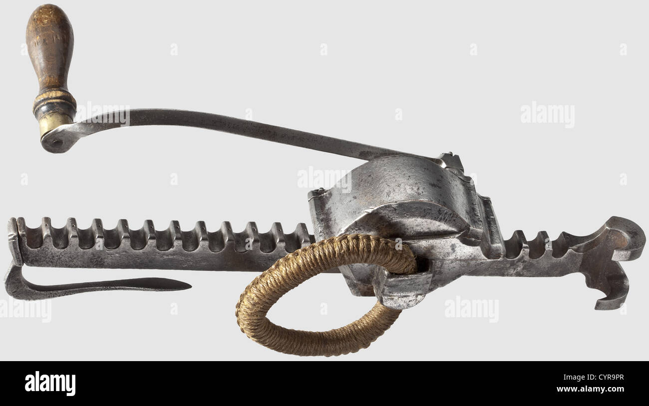 A German heavy crossbow cranequin, 1st half of the 16th century Forged ...