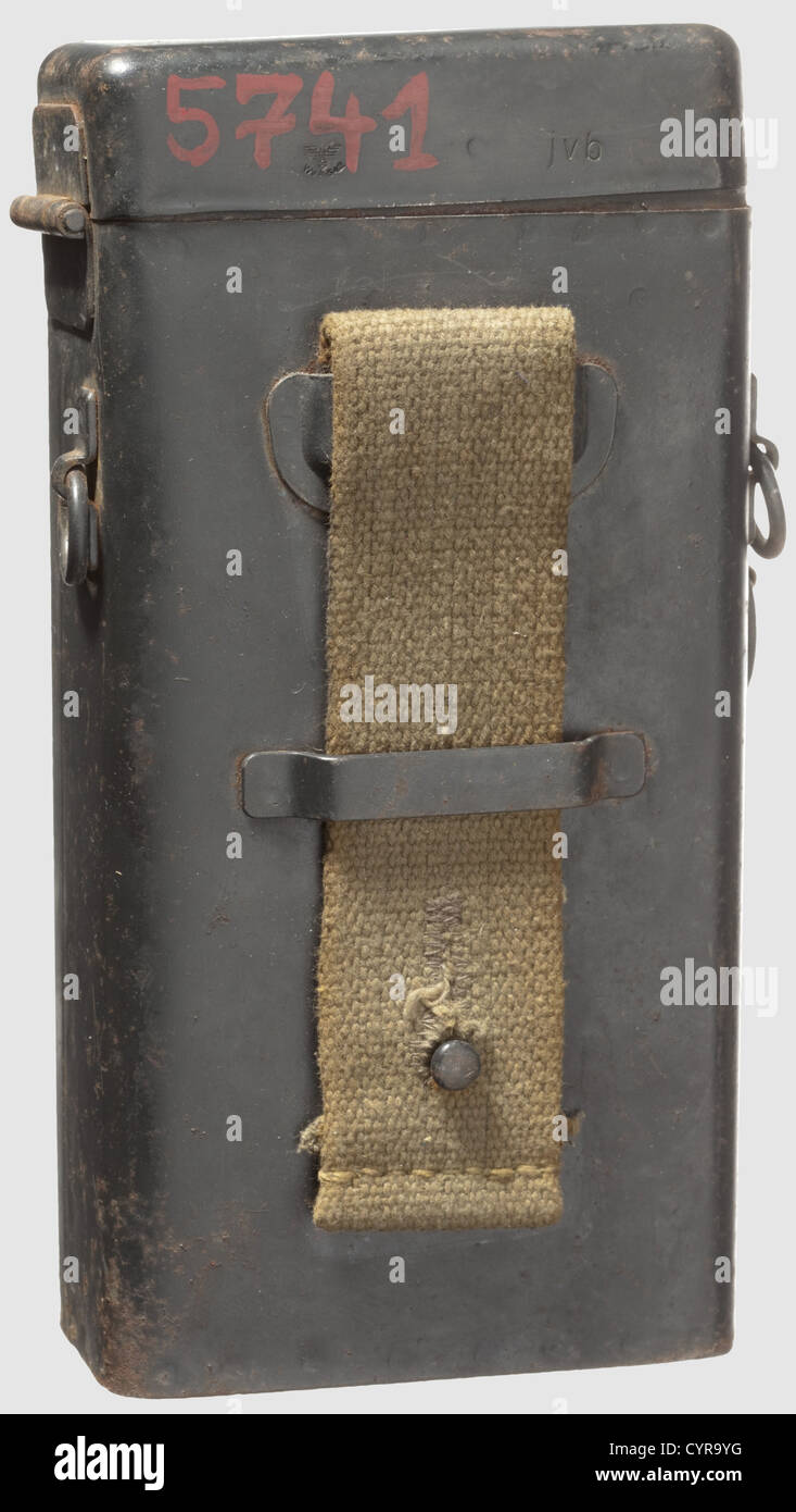 Original sheet metal transport container for scope ZF 4,with scope ...