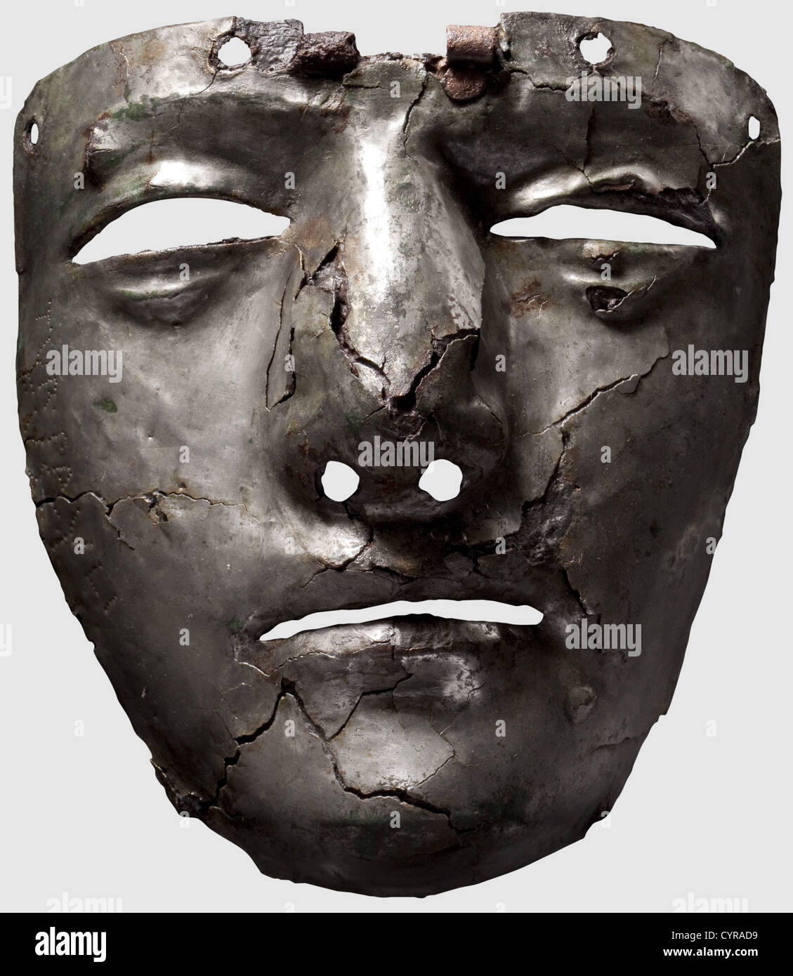 A Roman Kalkriese type mask from a cavalry helmet probably of Weiler ...