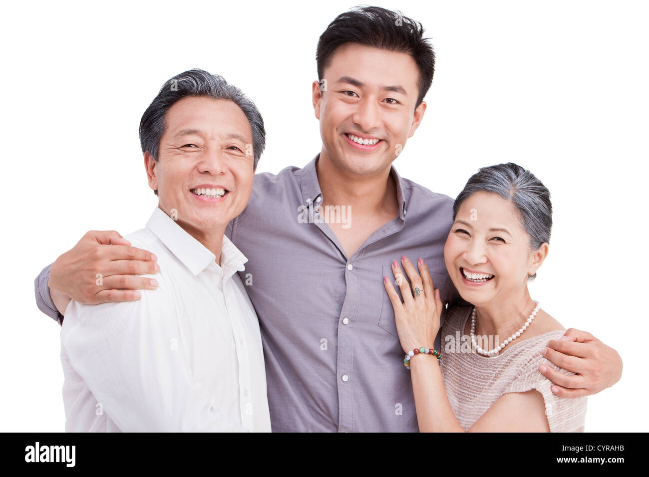 Portrait of a happy family Stock Photo - Alamy