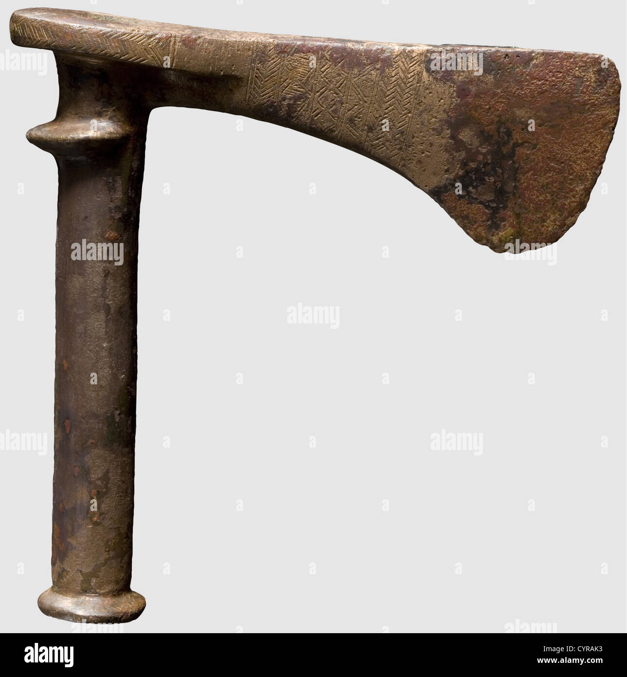 Seven Ancient Near Eastern axes,2nd - 1st millennium B.C. Bronze and ...