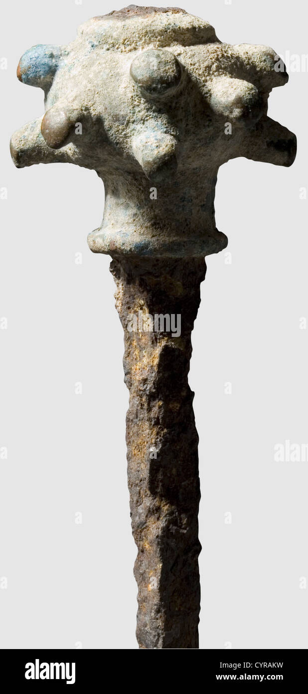 Four Ancient Near Eastern maces, 2000 to 1000 B.C. Bronze and iron ...