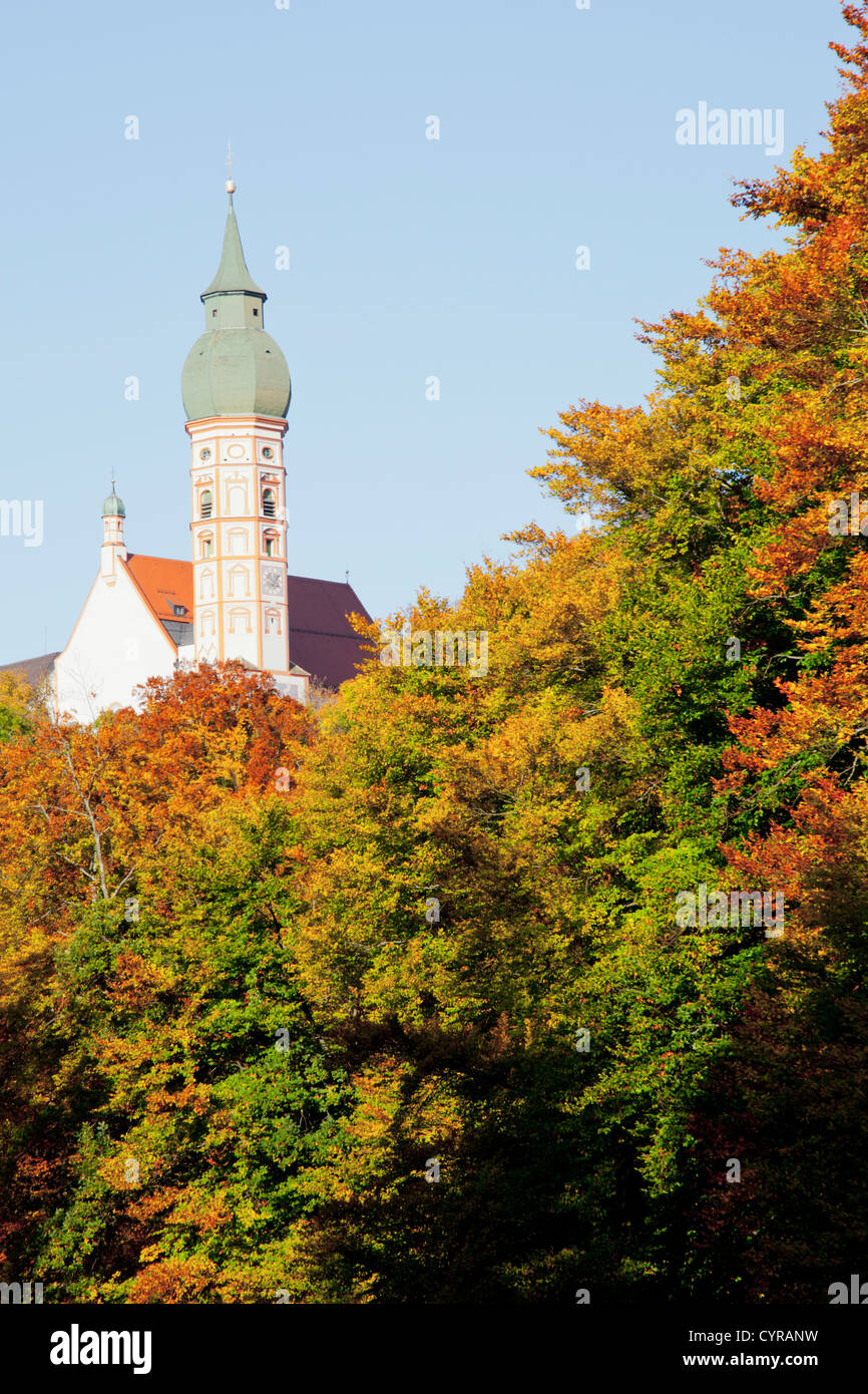 Andechs Monastery in Autumn Stock Photo - Alamy