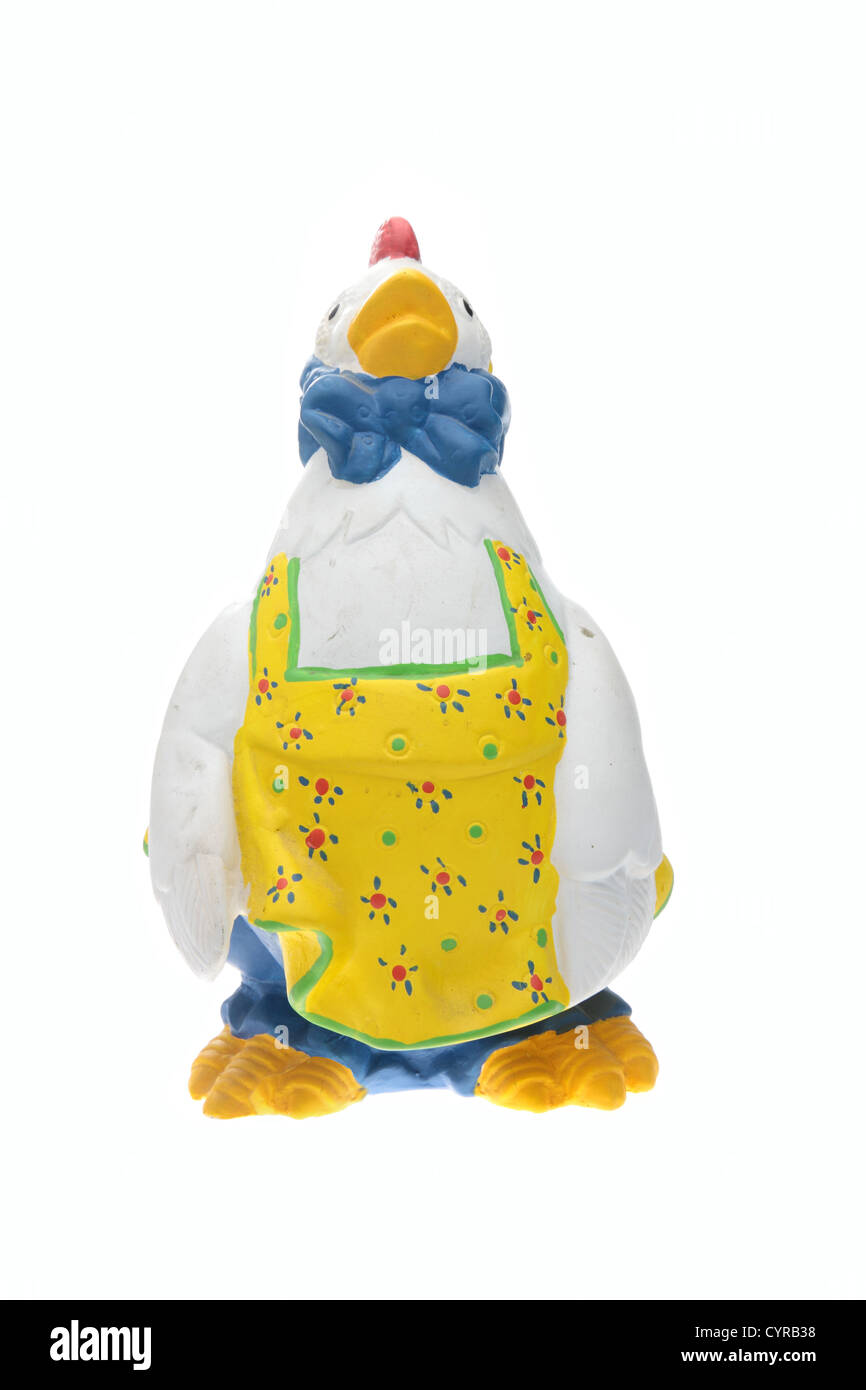 Ceramic easter cock isolated on white background Stock Photo - Alamy
