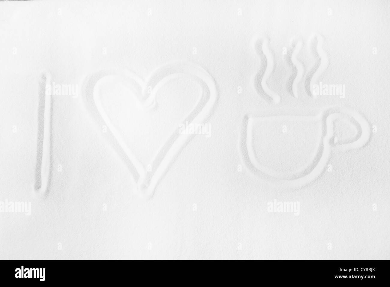 Coffee writing Black and White Stock Photos & Images - Alamy
