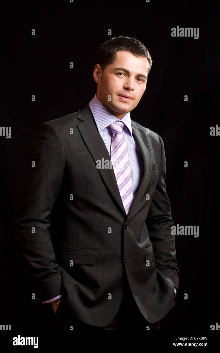 Wearing suit and tie hi-res stock photography and images - Alamy