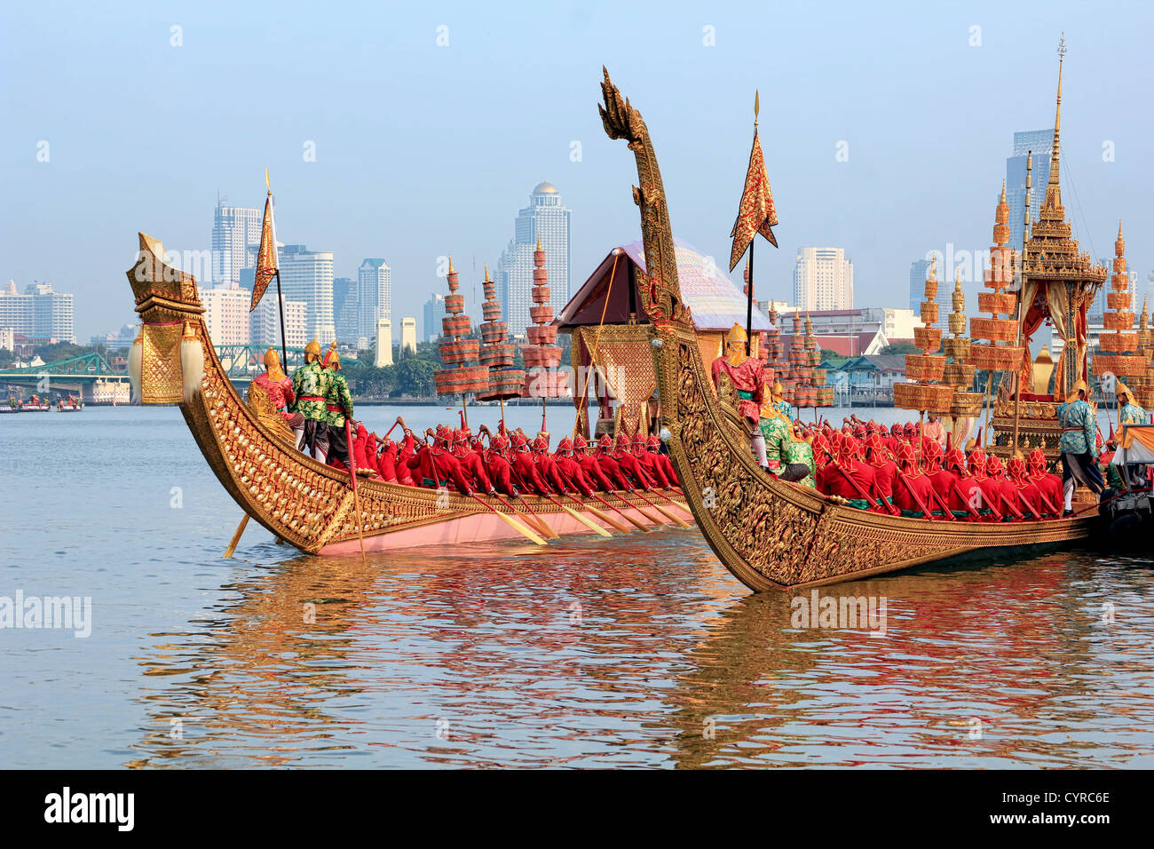 The Royal Barge Procession, Bangkok, Thailand 2012 Stock Photo - Alamy