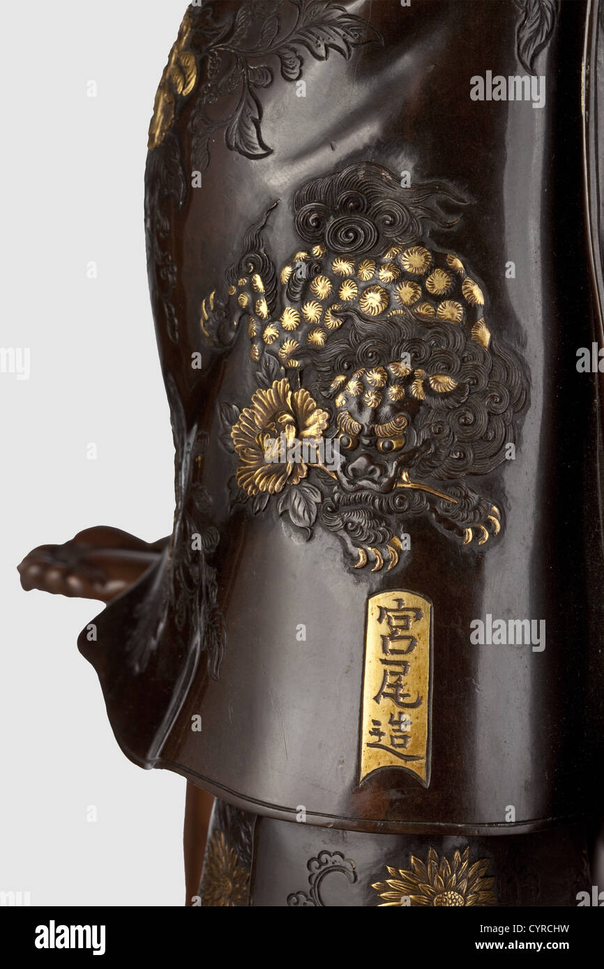 Meiji Period Bronze With Stock Photos & Meiji Period Bronze With Stock ...