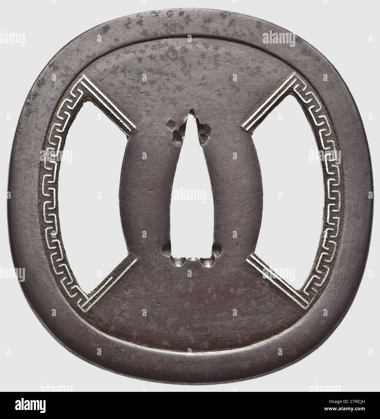Tsuba hosokawa mon japan mid edo hi-res stock photography and images ...