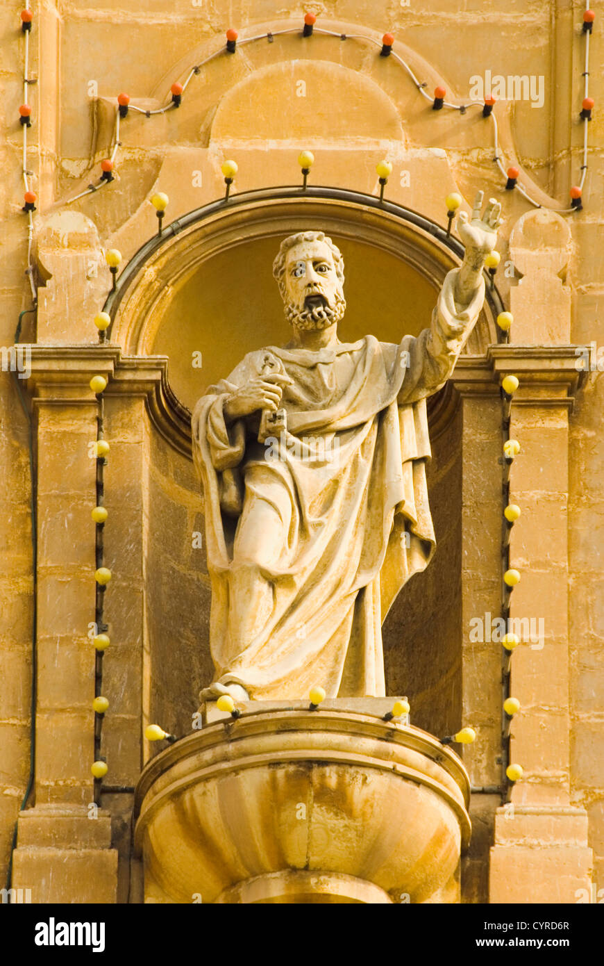 Statue in a church, Msida Parish Church, Msida, Malta Stock Photo - Alamy
