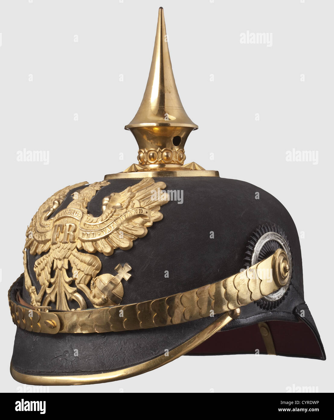 Prussian officers helmet hi-res stock photography and images - Alamy