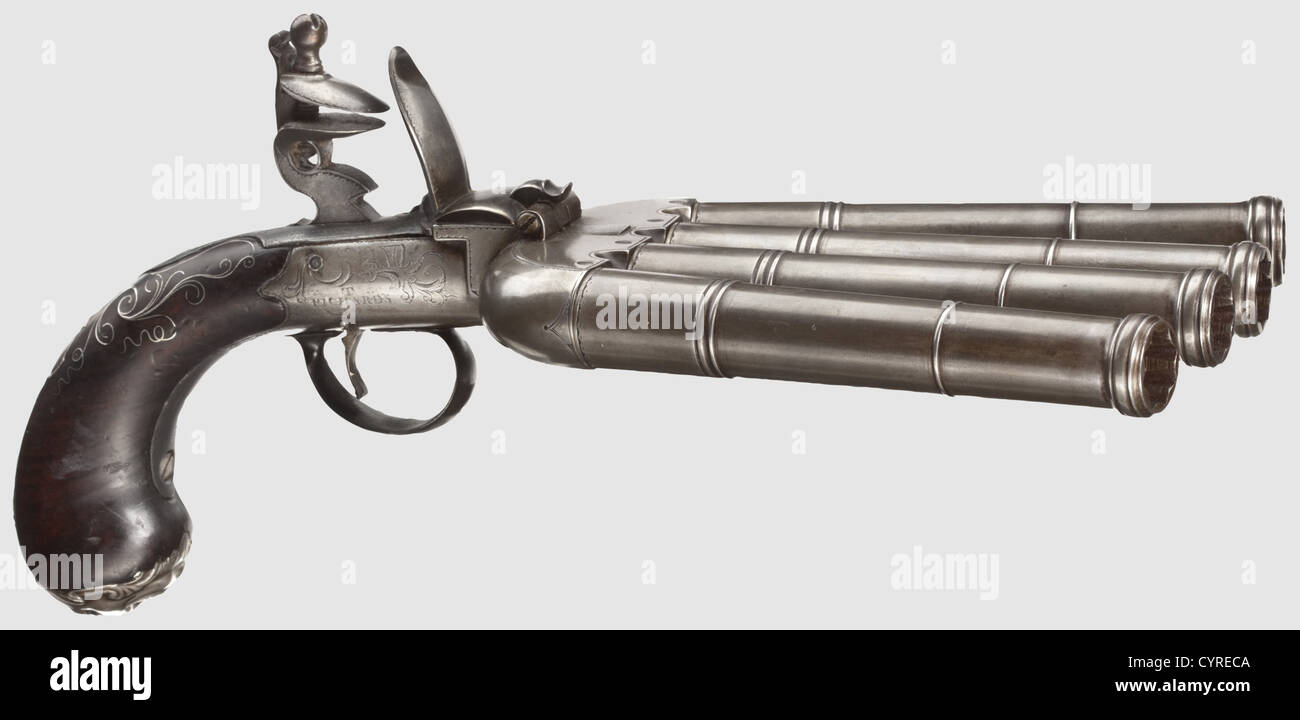 Quadruple Barrel Pistol