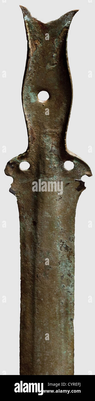 A bronze sword,Central Europe,circa 1000 B.C. Bronze with slight ...