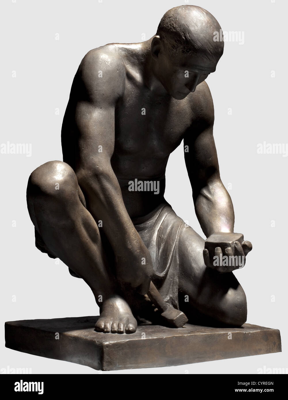 Professor Kurt Schmid-Ehmen(1901 - 1968),Paver,1959 version Bronze with ...