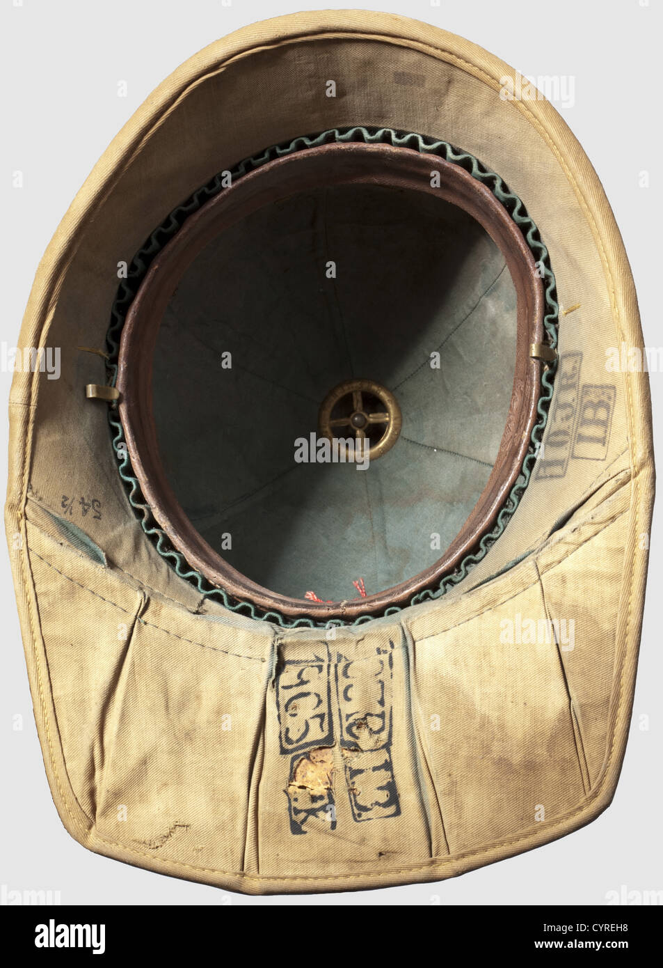 A model 1900 pith helmet for enlisted men,of the 1. East Asian Infantry ...