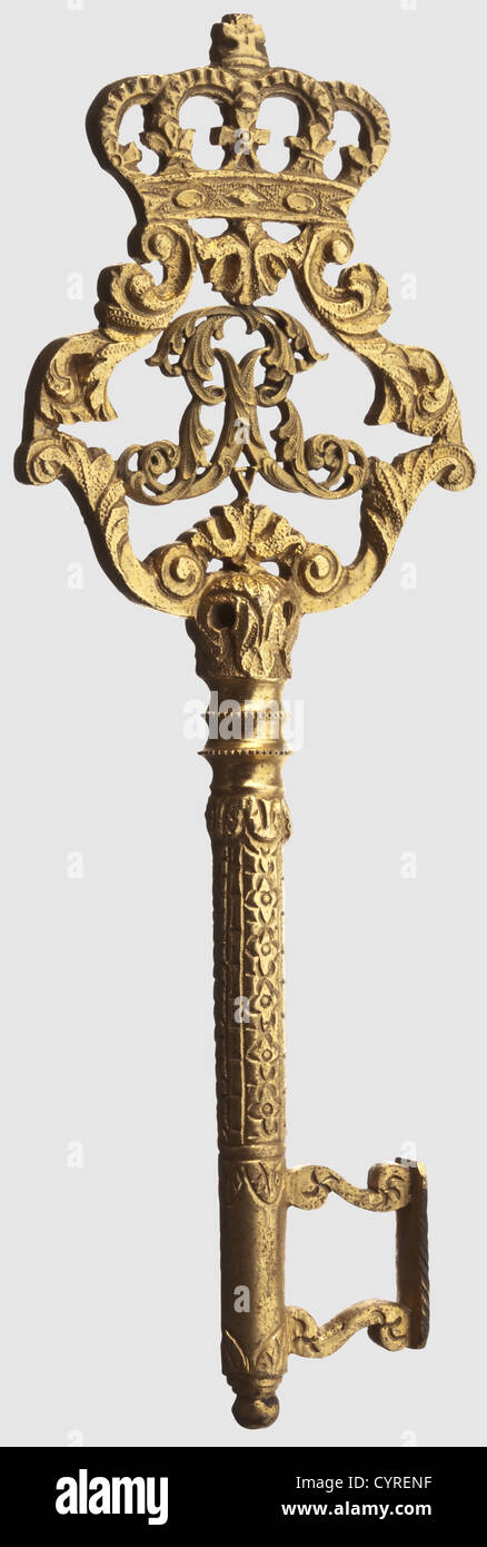 A chamberlain's key, The Kingdom of Hanover, Reign of King Georg V ...