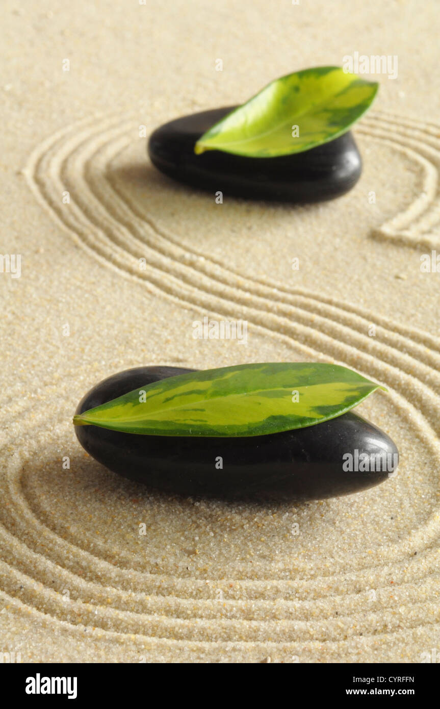 spa still life with zen like stones Stock Photo - Alamy