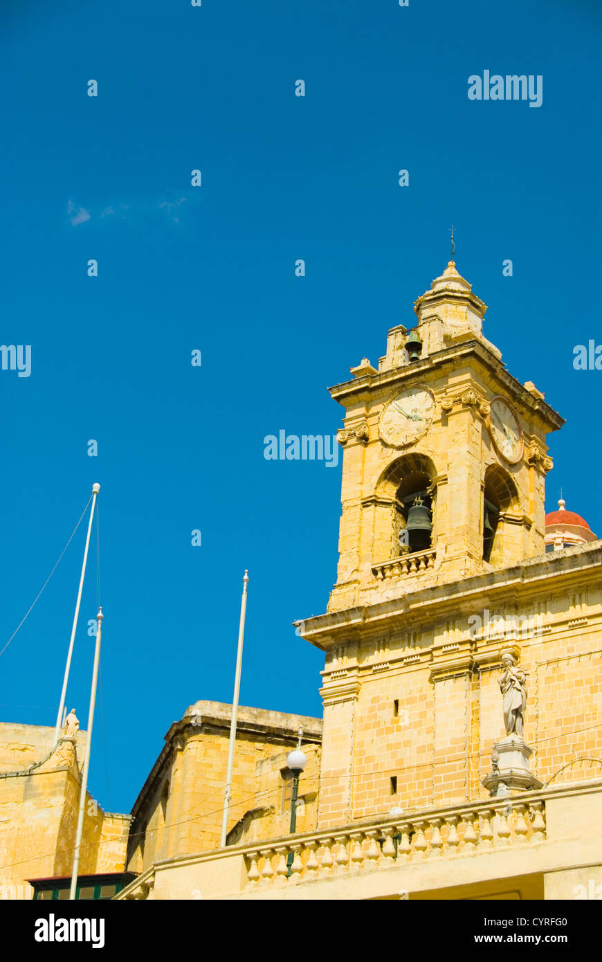 Low angle view of a church, Malta Stock Photo - Alamy